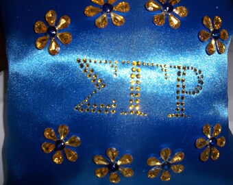 Sigma Gamma Rho Sorority inspired Decorative Pillow