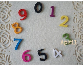 Popular items for wooden numbers on Etsy