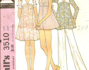 1990s Vintage Sewing Pattern 1990s Dress Pattern by TenderLane