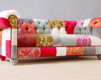 Popular items for patchwork sofa on Etsy