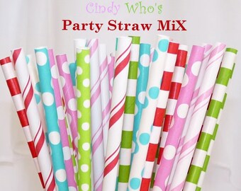 Grinch straws | Etsy