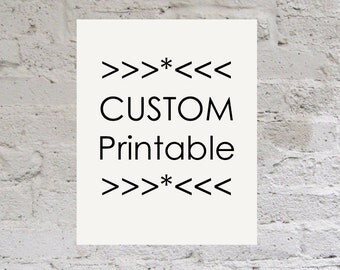 Popular items for custom printables on Etsy