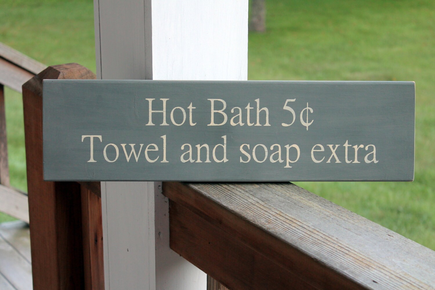 Bathroom Wood Sign Hot Bath 5 Cents Towel And Soap Extra Bathroom Wood Sign Hot Bath 5 Cents Towel And Soap Extra