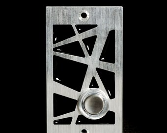 Hummingbird Doorbell with Lighted Button by ModishMetalArt on Etsy