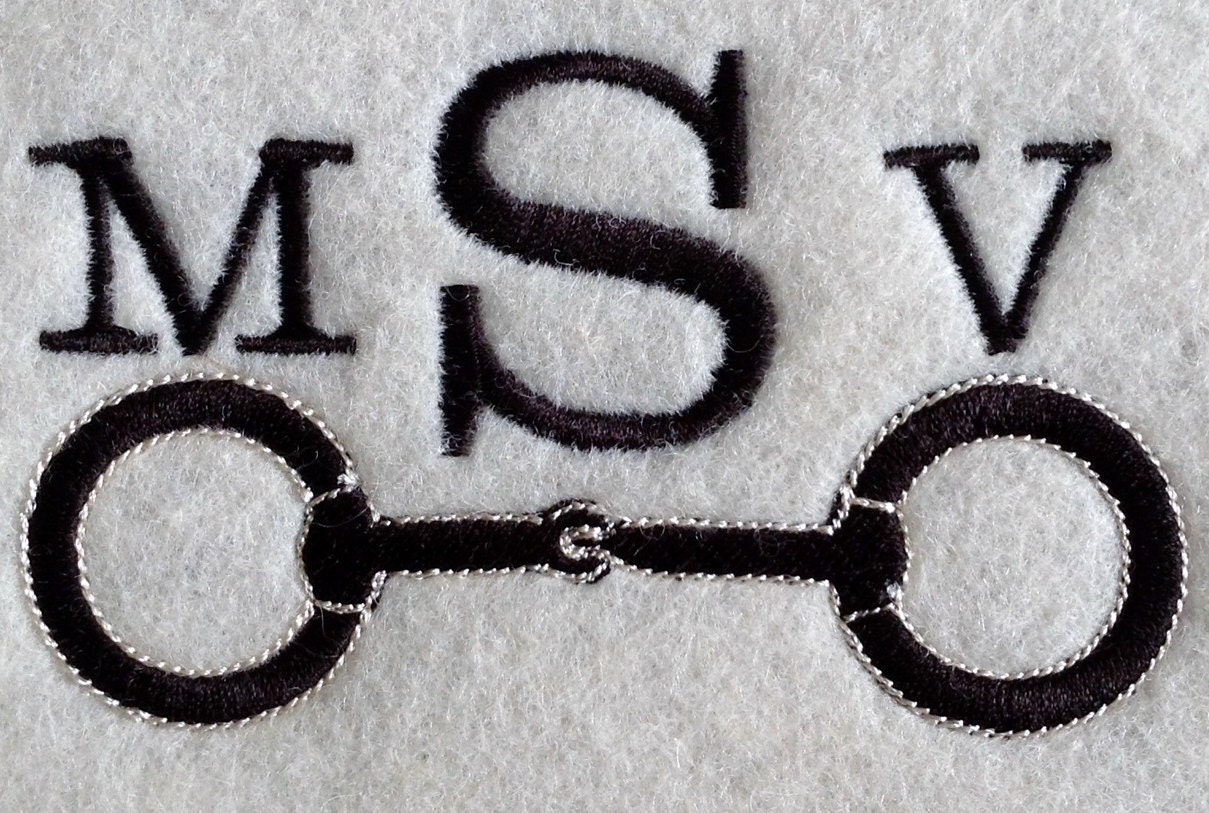 Snaffle Bit Machine Embroidery Design Download