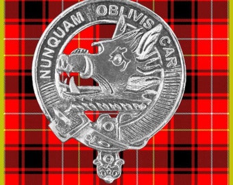 Kirkpatrick Clan Crest Scottish Cap Badge CB02 by celticstudio