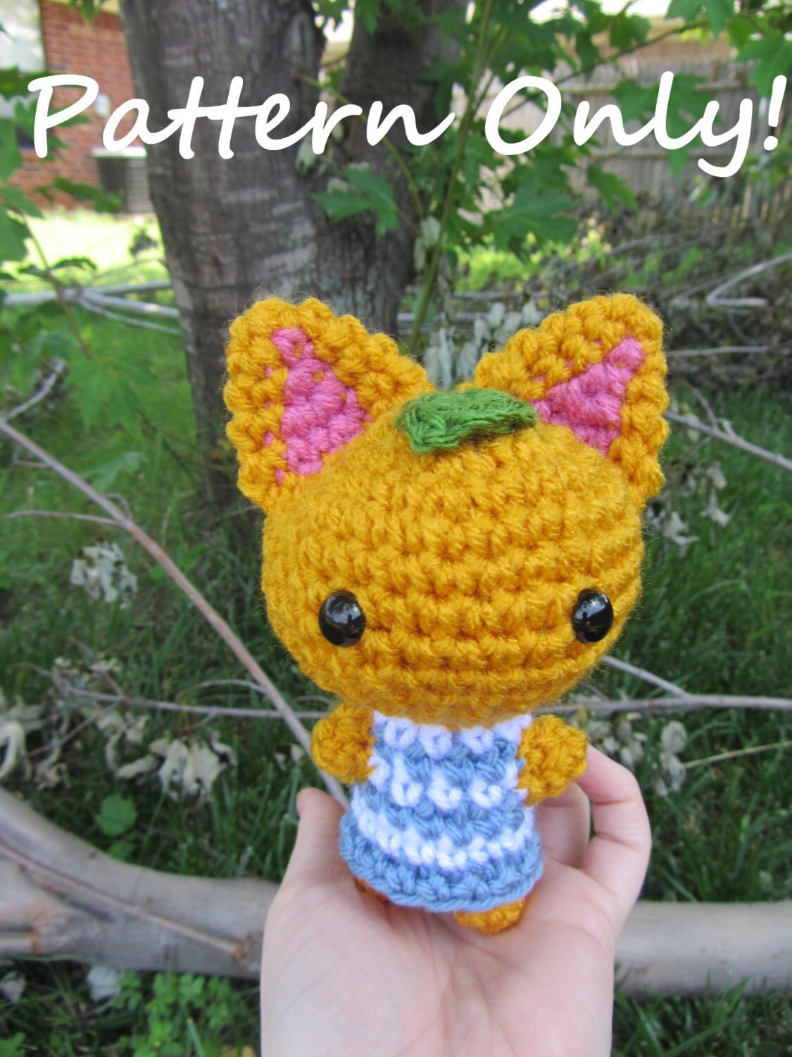 PATTERN Crochet Animal Crossing Cat Villager Tangy