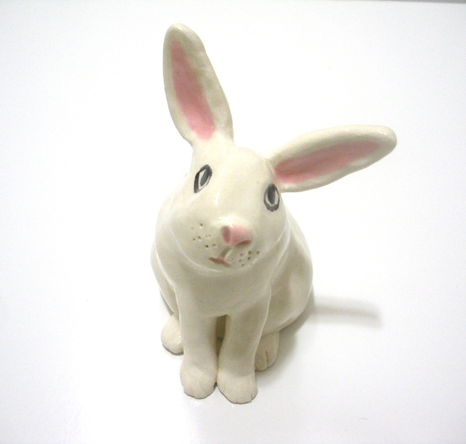 Ceramic Rabbit Sculpture