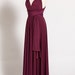 Mariage Marsala Marsala robe de infini maxi Robe Longue