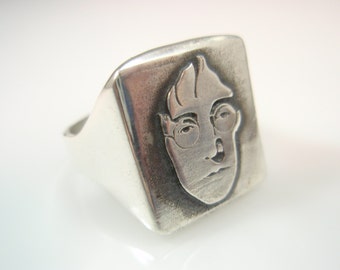 Cross Of Lorraine Magnum PI Team Ring Sterling by silver999