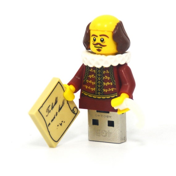 Items similar to 16GB USB Memory Drive in a William Shakespeare ...