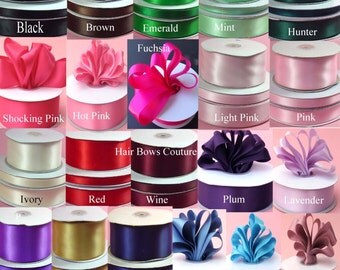 Pick Color 5 yds. 1 1/2 inch Sheer Organza Ribbon with