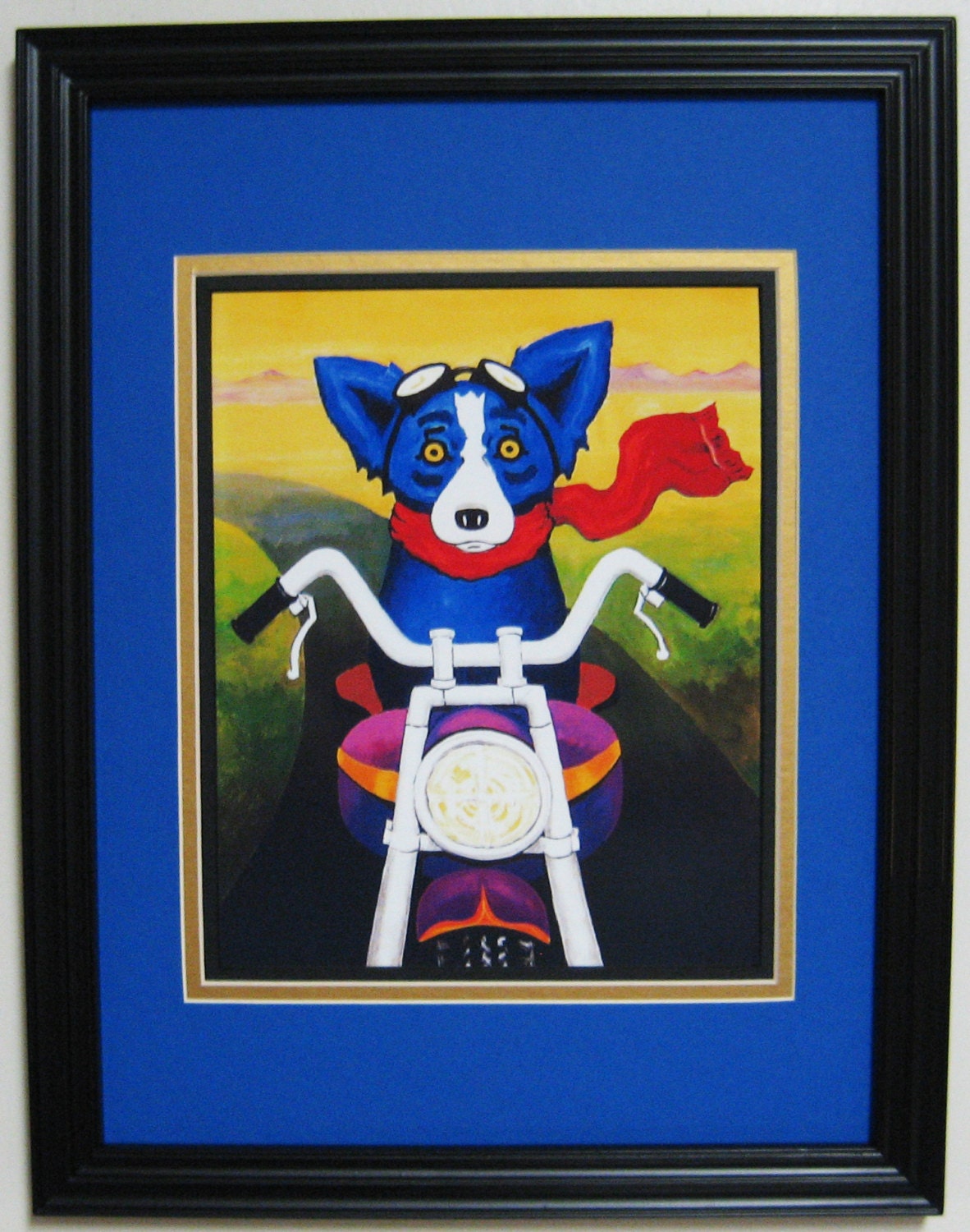 George Rodrigue BLUE DOG The Free Life Book Print