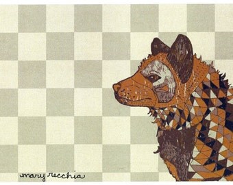 Illustration by Mary Recchia by megashark on Etsy