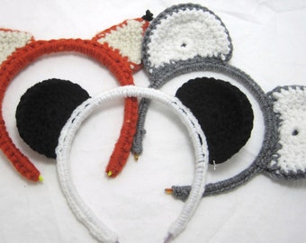 Popular items for animal ears headband on Etsy