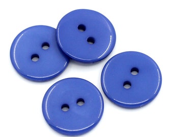 25 Painted WOOD BUTTONS 15mm 5/8 for Scrapbooking . by SmartParts