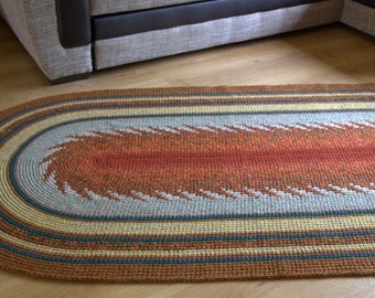 Popular items for hand crocheted rug on Etsy