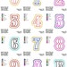 Double Applique Carnival Style Machine Embroidery Font