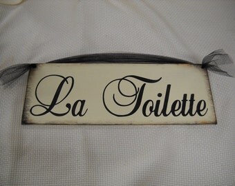 French bathroom sign | Etsy