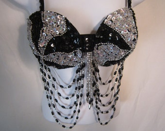 Popular items for beaded bra on Etsy