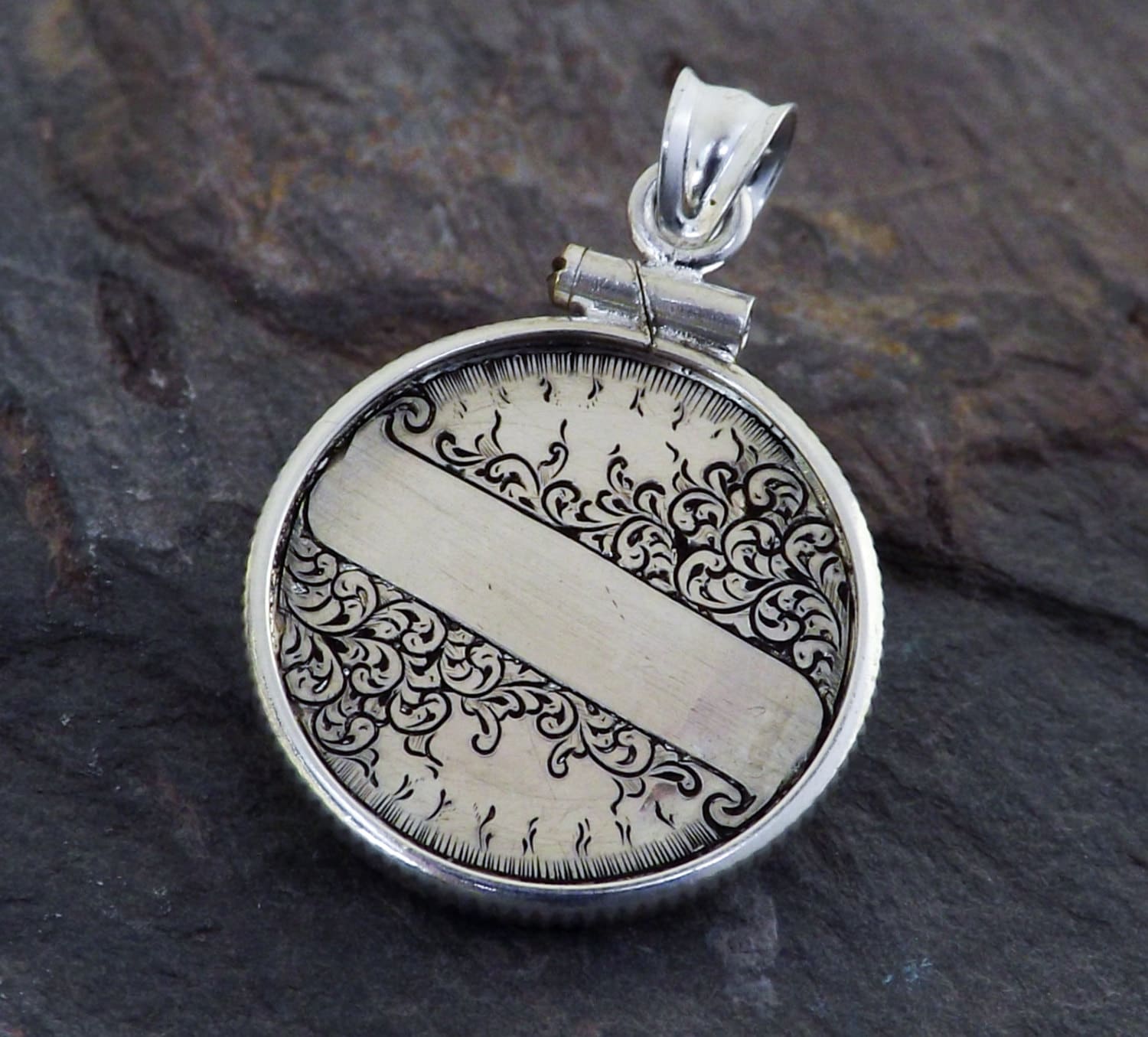 Personalized Silver Love Token Newly Hand Engraved Dime Size