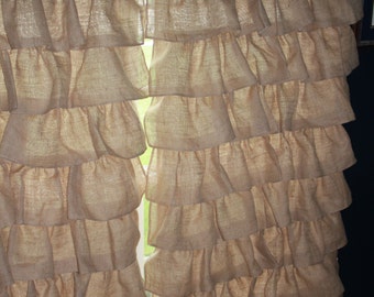 Popular items for burlap ruffled on Etsy