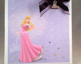 Disney Princess Aurora Photo Wood Block Frame