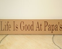Popular items for papa signs on Etsy