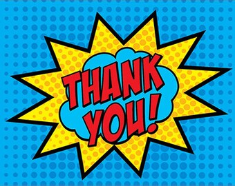 Super girl thank you | Etsy