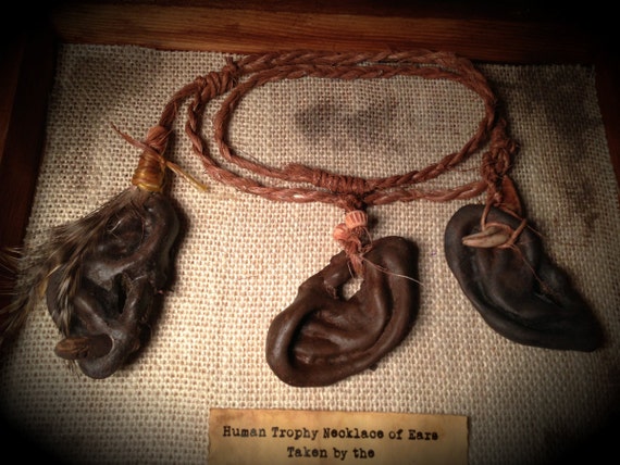 Human Trophy Ear Necklace