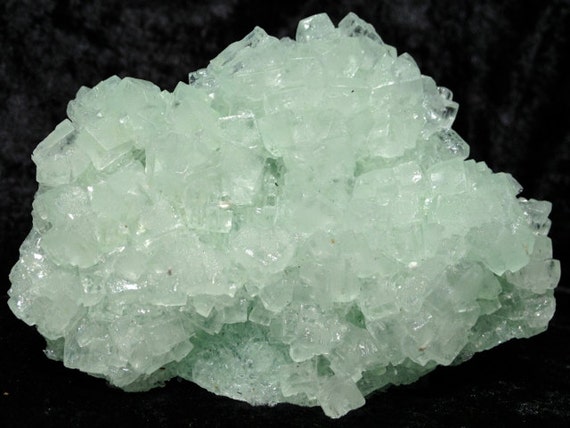 Gorgeous Green Halite Cubes