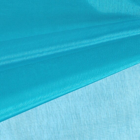 Light Aqua Organza Fabric by the Yard Wedding Decoration