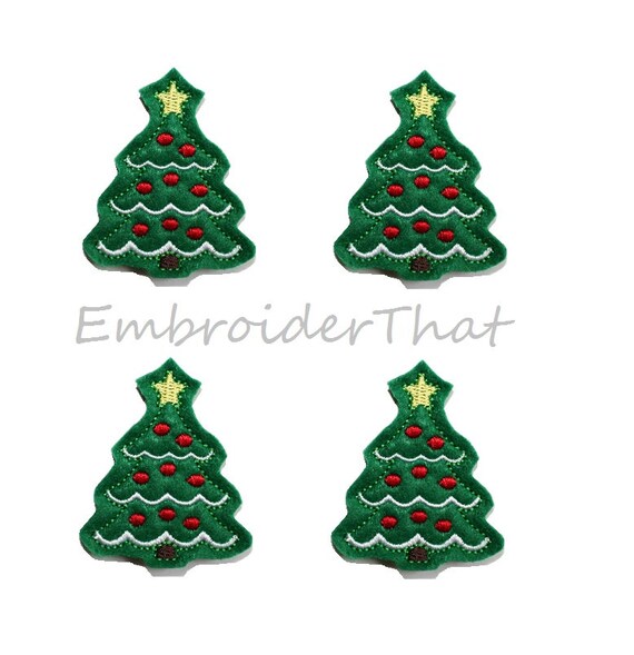 Items similar to UNCUT Christmas Tree with Star felt applique ...
