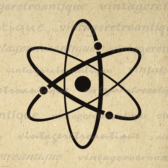 Printable Atomic Symbol Image Graphic Download Atoms Science Molecules ...
