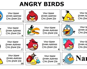 Angry birds sticker | Etsy
