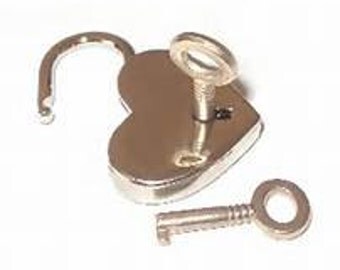 Heart shaped lock | Etsy