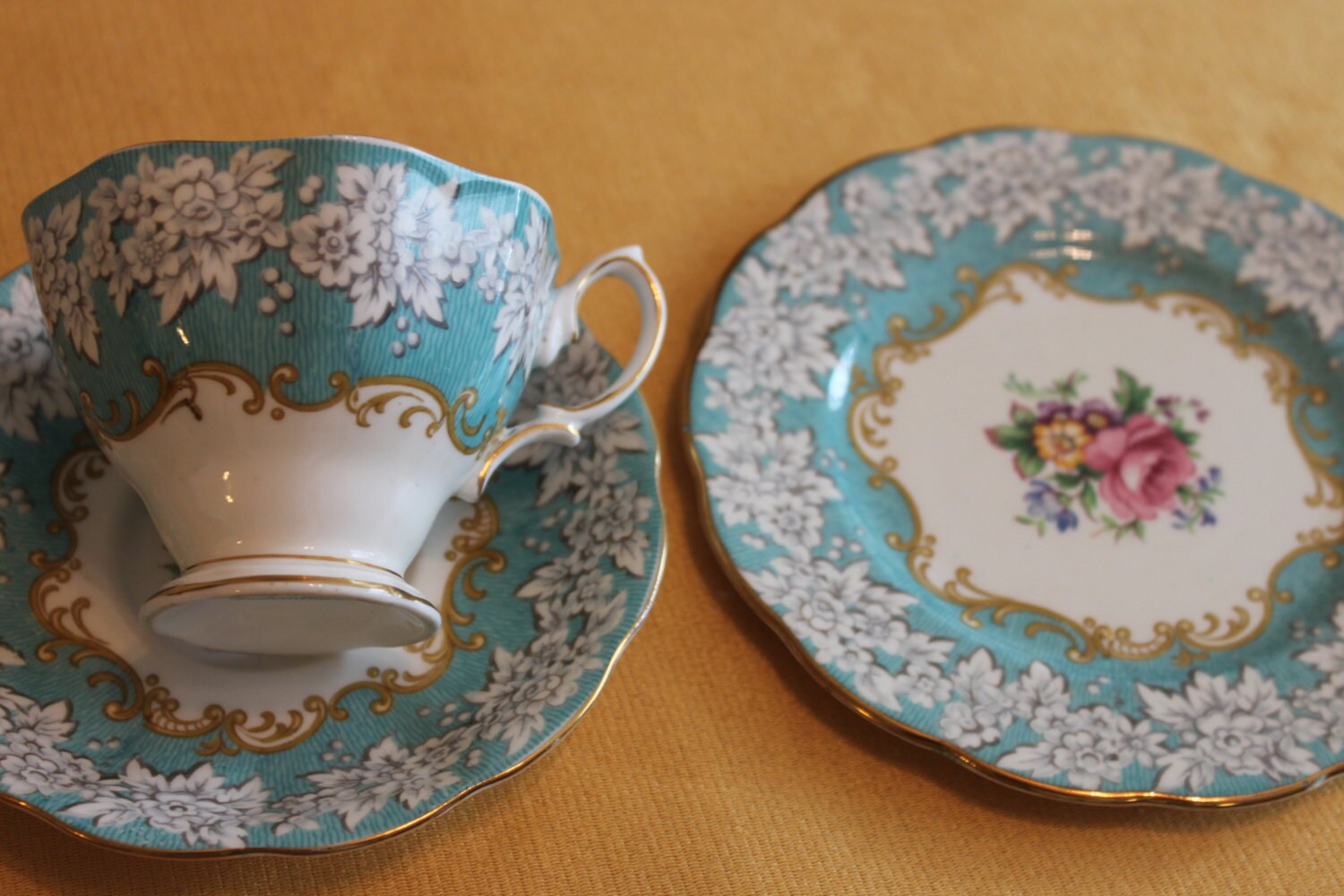 Royal Albert Enchantment English Tea Set Teacup Trio