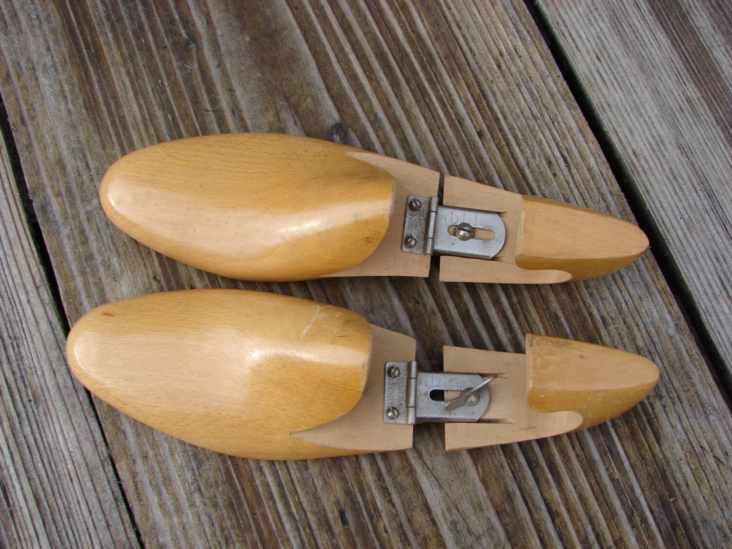 Vintage wooden Shoe inserts / Mixed Media Art Supplies / Primitive ...