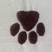 DOG PAW Machine Embroidery Design 2 SIZES