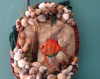 Seashell fish | Etsy
