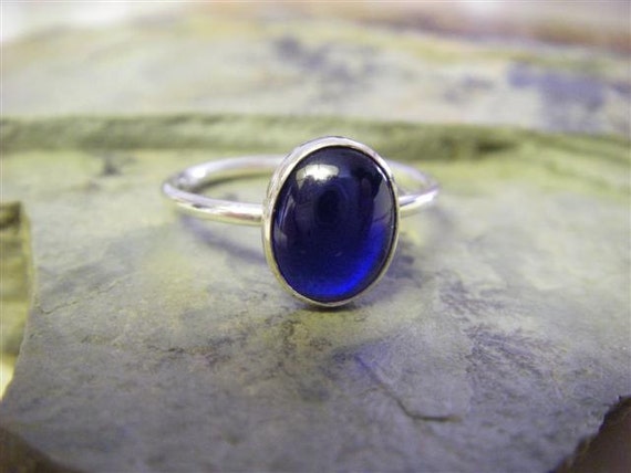Items similar to Blue stone ring on Etsy