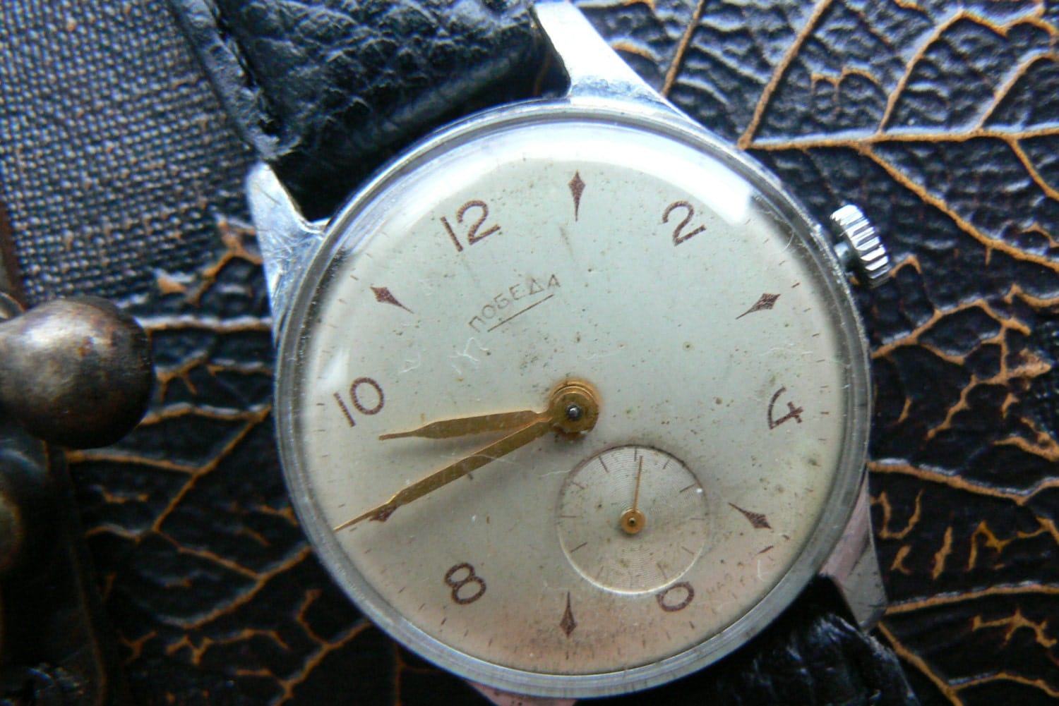 Vintage Soviet Men’s Watch POBEDA (1970-1980’s) / Mechanical watch ...