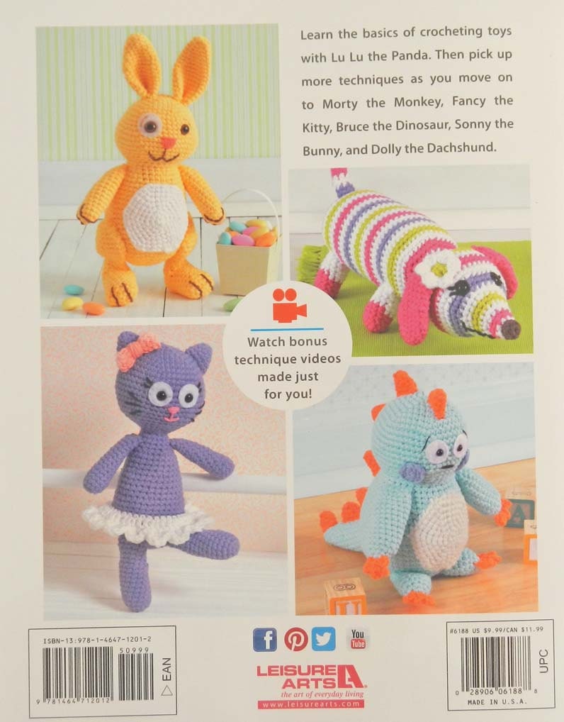 Crochet Amigurumi Pattern Book Learn to Crochet Toys