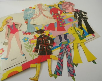 Popular items for 1970s paper doll on Etsy