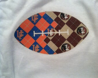 FL House Divided Football Onesie: Florida - Florida State