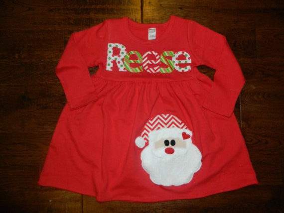 Items Similar To Christmas Dress Santa Claus Dress On Etsy