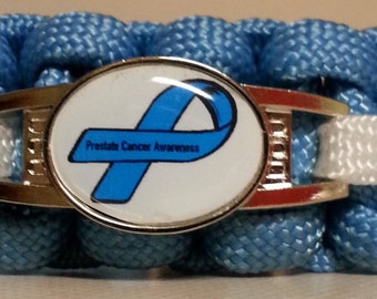 Prostate Cancer Awareness Paracord Bracelet - Free Shipping