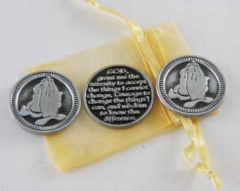 Set of 3 I Said a Prayer for You Pocket Tokens by CourageInStone