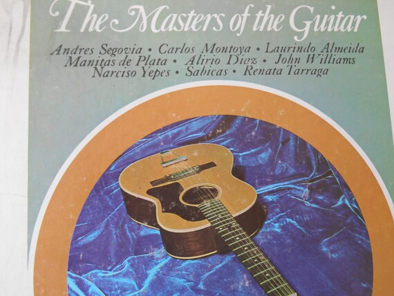 The Masters of the Guitar 7 vinyl record set Andres Segovia