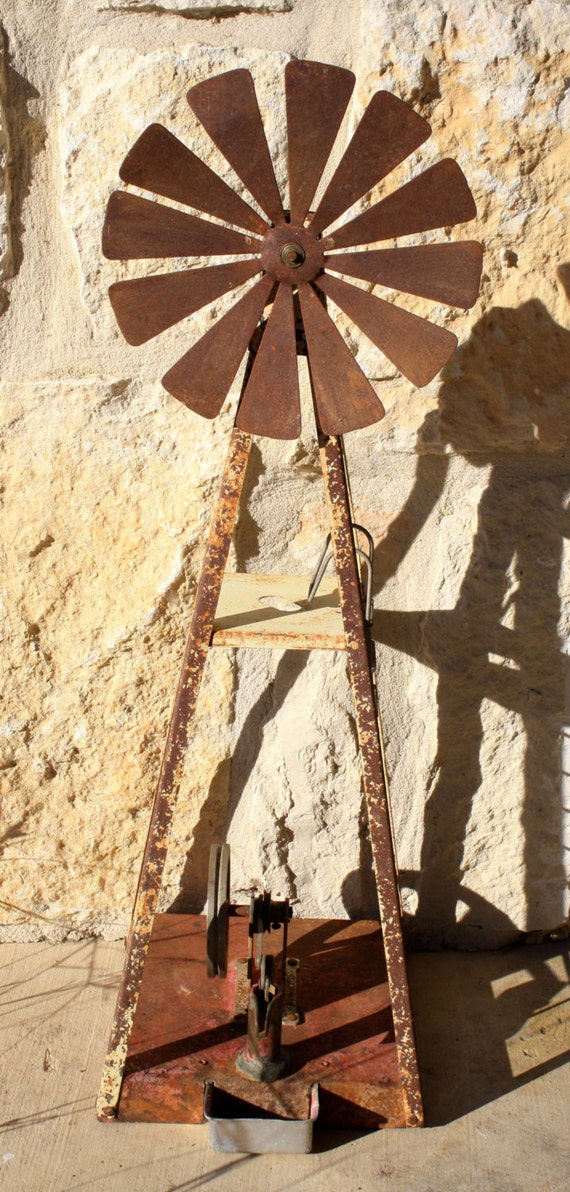 Rare Antique/Vintage Empire Windmill & Waterpump Toy Yard